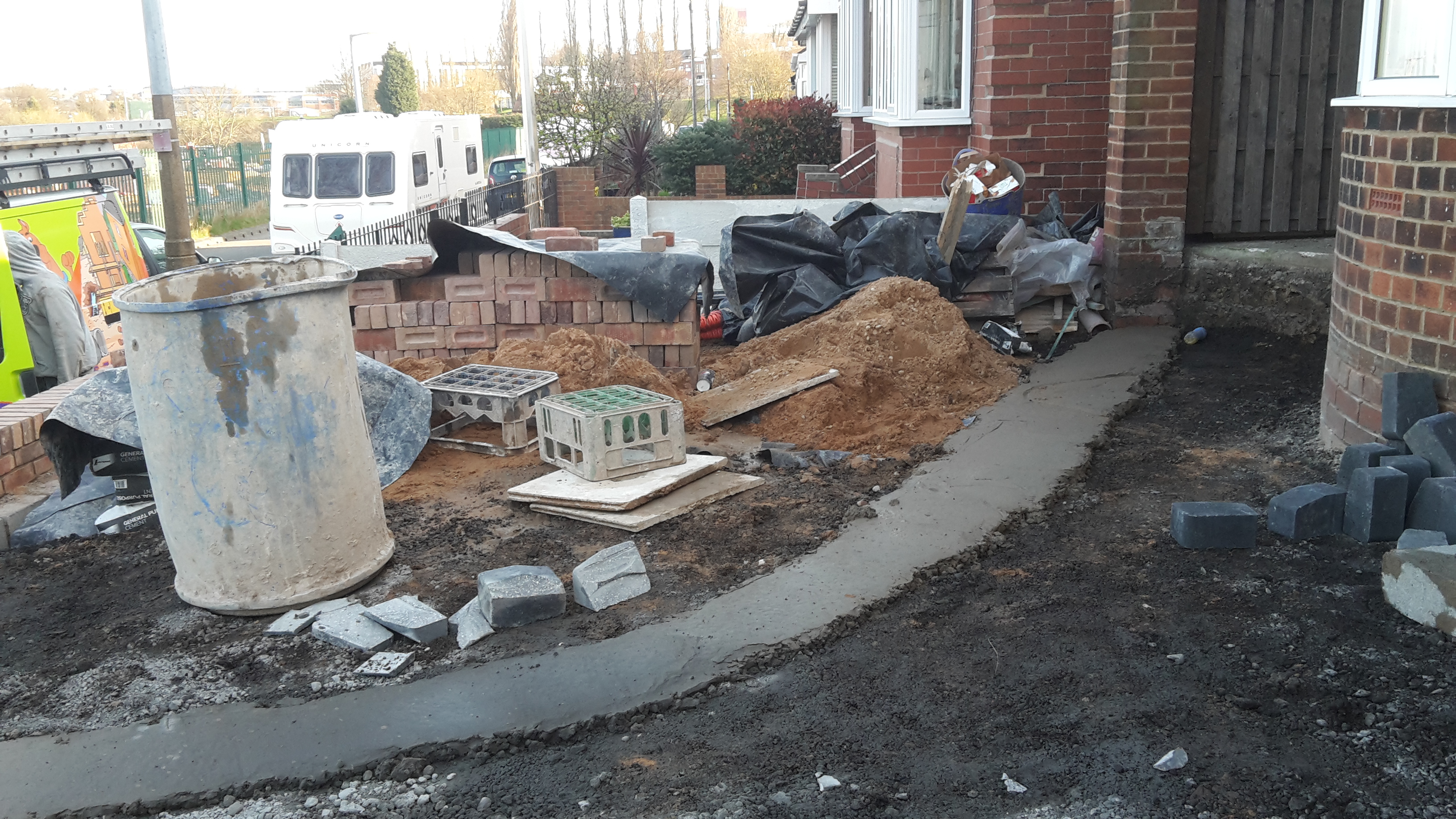 Sorrento cobbled driveway - Manterfield Building & Roofing ...